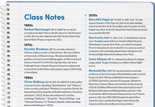 Class Notes - Learn Magazine - University at Buffalo